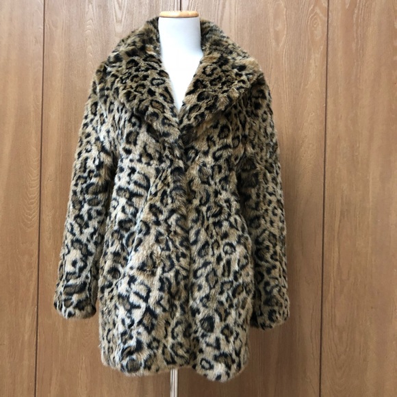 H&M | Jackets & Coats | Nwt Hm Leopard Print Coat | Poshmark
